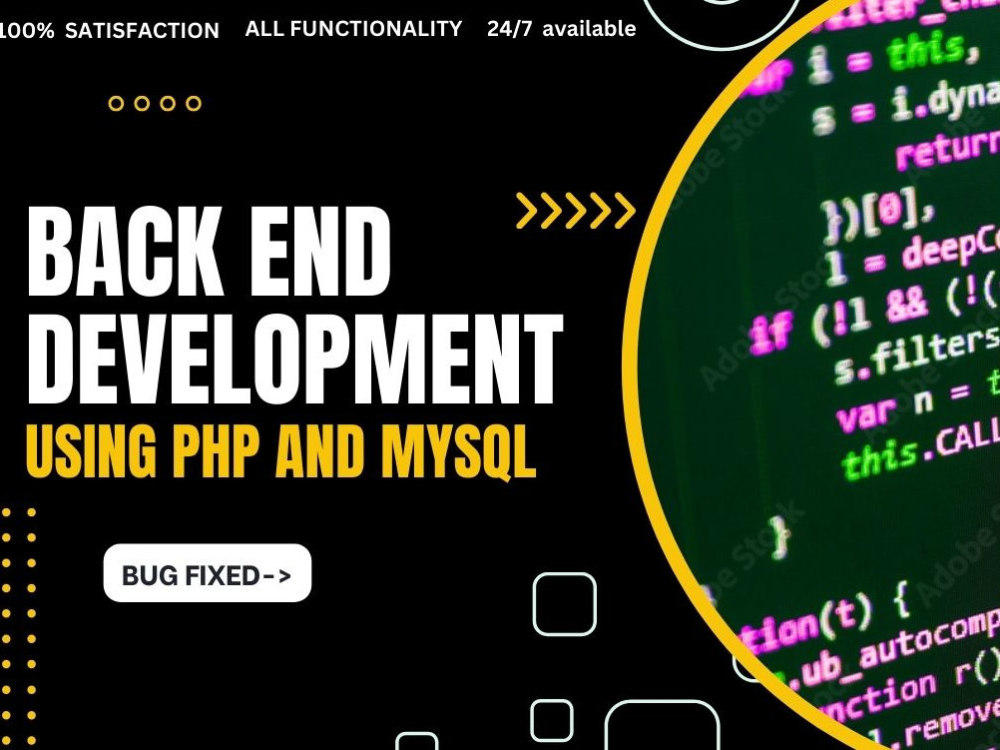Backend web developer using php, MySQL database, bugfixes | Upwork Backend web developer using php, MySQL database, bugfixes | Upwork