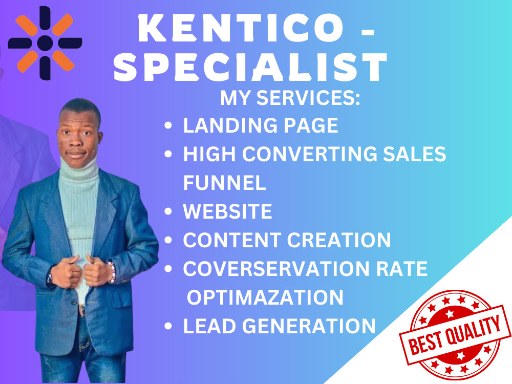 A stunning Kentico Landing page, Kentico Sale funnels, Kentico Website ...