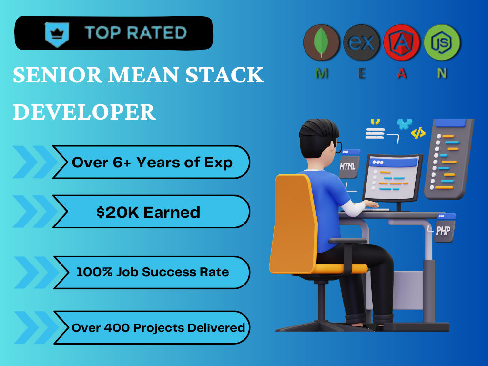 MEAN Stack Developer | MongoDB | Express.js | Angular | Node.js | Upwork