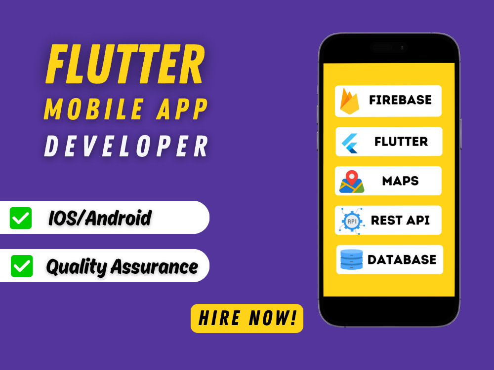 Customized Mobile App in Flutter || Flutter Developer || Flutter | Upwork