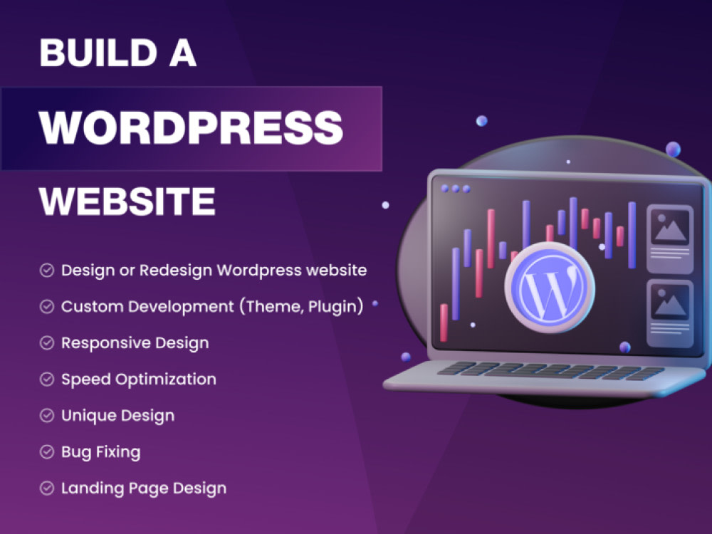 Design, redesign, create, and build a wordpress website | Upwork