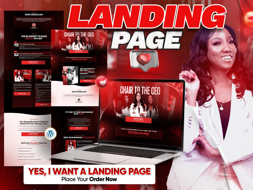Landing pages designer landing page design expert landing page | Upwork