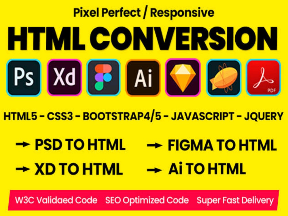 A pixel perfect website with mobile responsiveness using HTML and CSS | Upwork