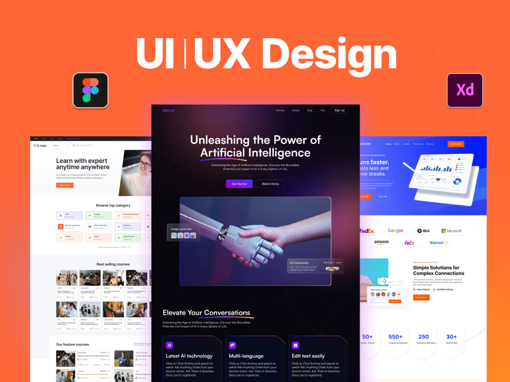 Expertly Crafted Website UI/UX Design | Upwork Expertly Crafted Website UI/UX Design | Upwork