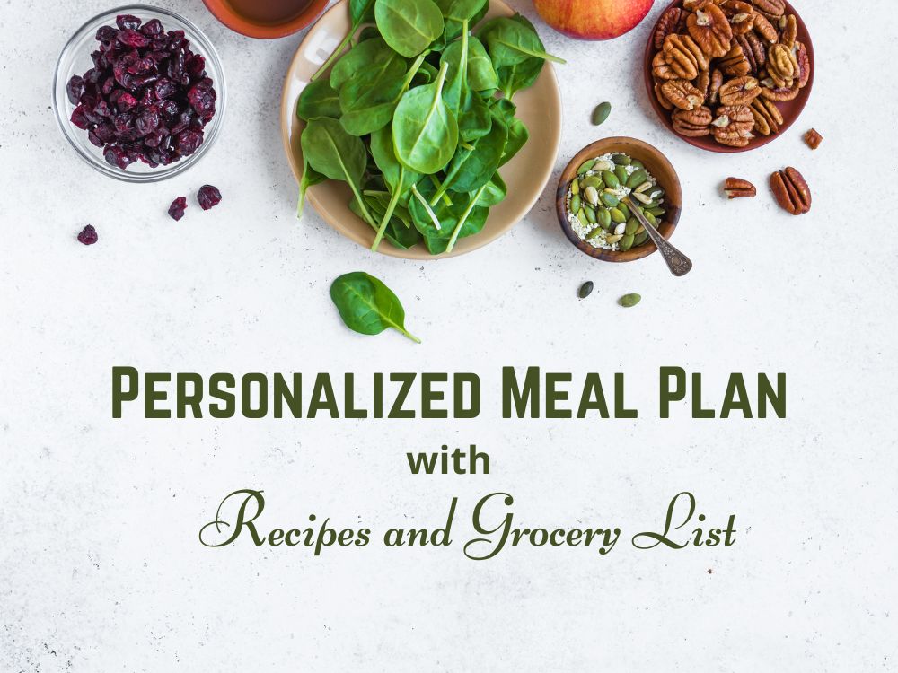 Personalized meal plan with recipes and grocery list | Upwork