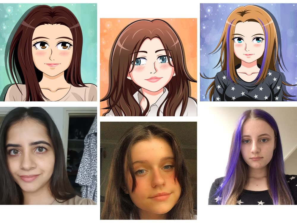Anime style avatar drawn from your photo | Upwork
