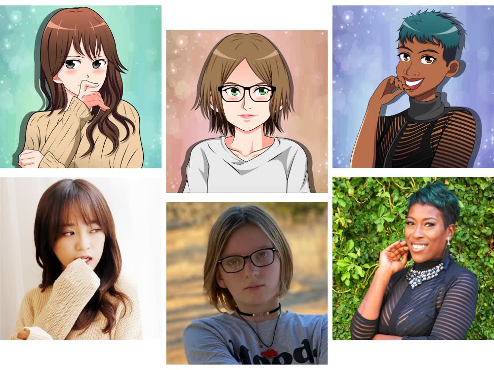 Anime style avatar drawn from your photo | Upwork