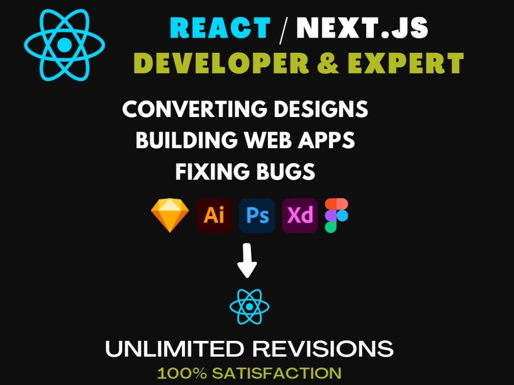 React JS | Next JS | React Developer | Any design to React | Upwork