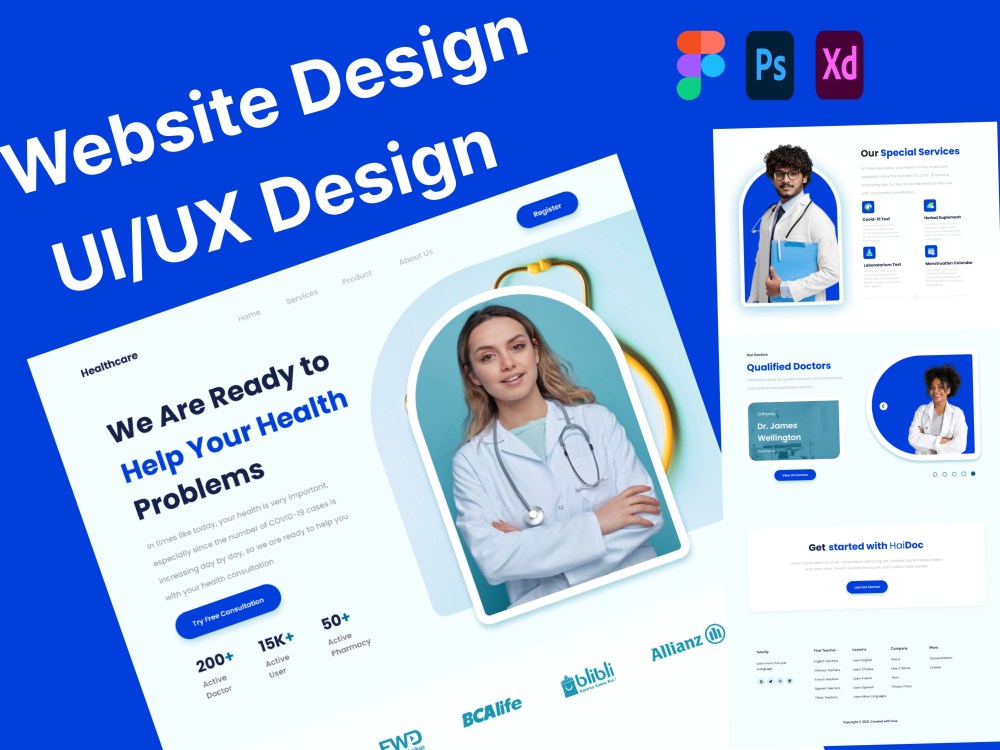A fantastic Website Design in Figma | Website Redesign | UX UI Design ...