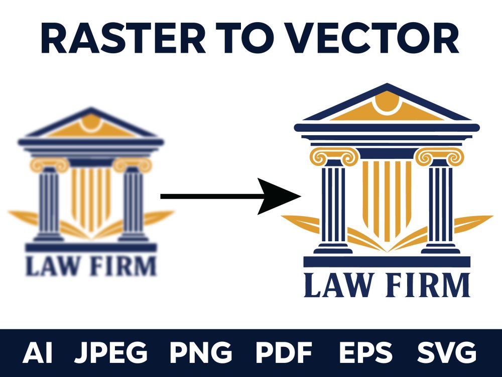 Vector tracing, vectorize logo, raster to vector, logo recreation | Upwork