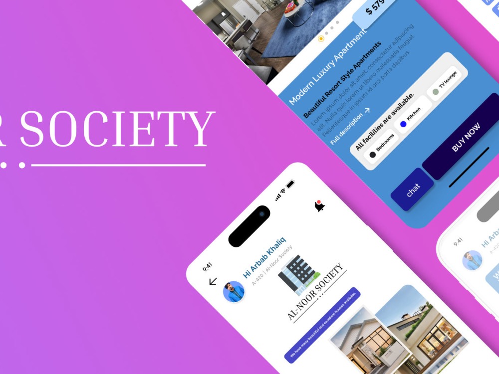 AL-NOOR SOCIETY MOBILE APP DESIGN | Upwork