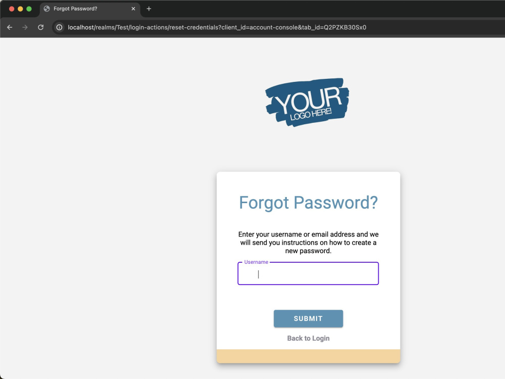 A customized Keycloak theme | Upwork