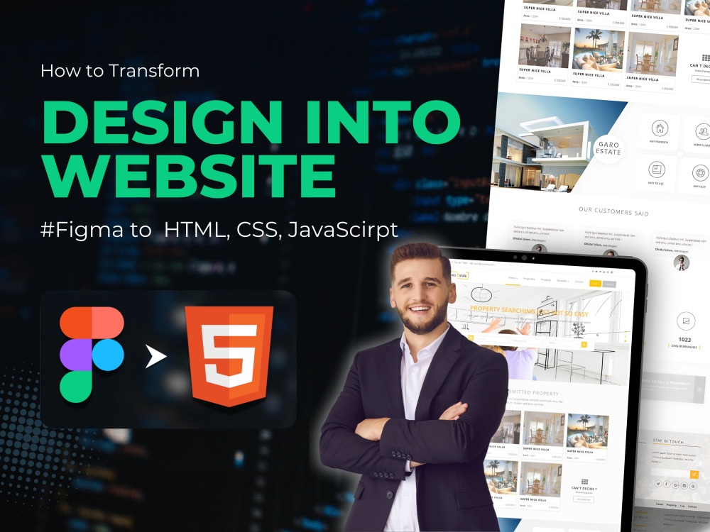Design to HTML | XD to HTML | Figma to HTML| TailwindCSS | Bootstrap | Upwork
