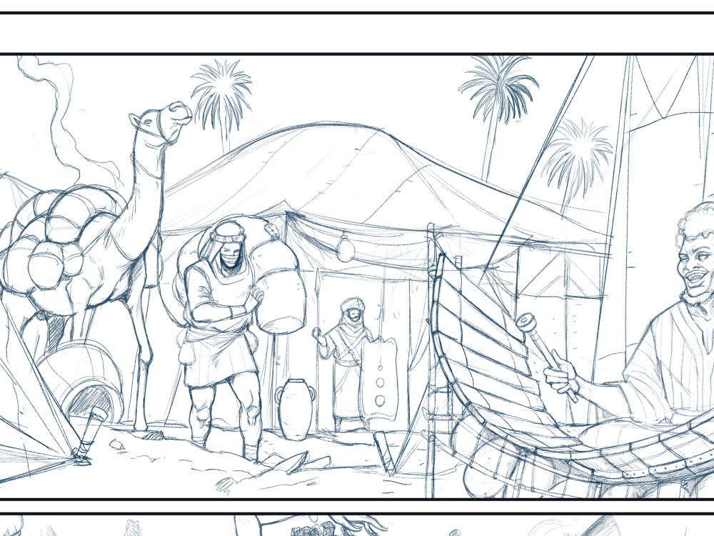 Professional 2D illustrations for graphic novels, comic books, and ...