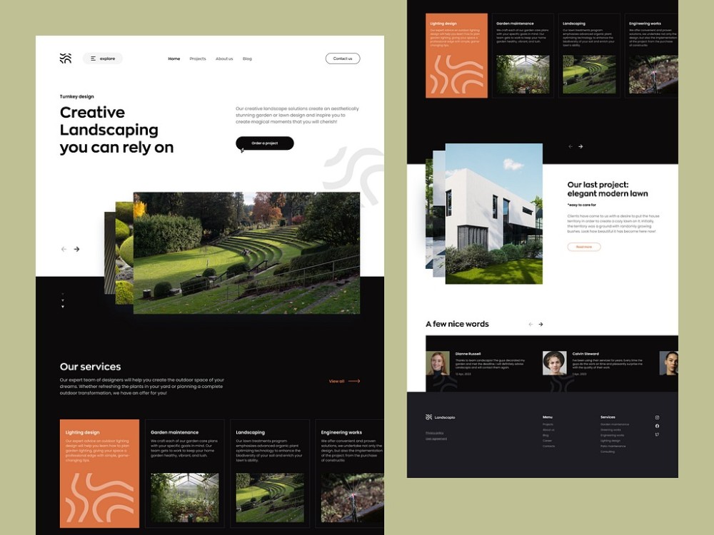 Html Css Javascript Responsive Landing Page And Website Design Upwork