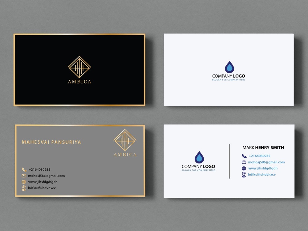 Eye catching professional visiting card design for your business | Upwork