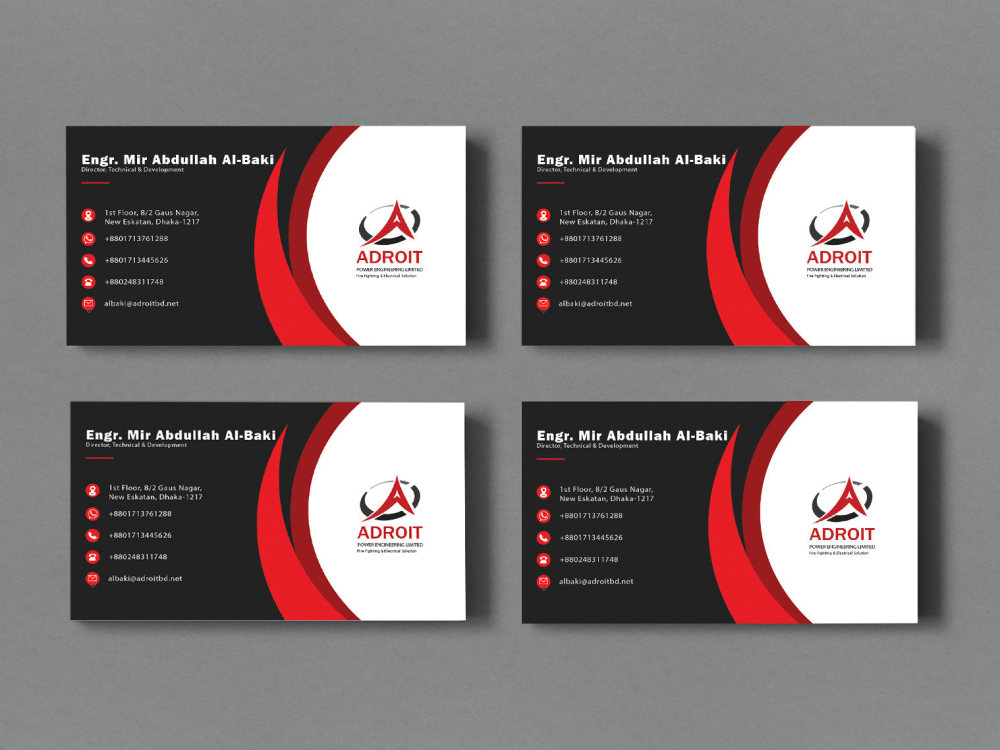 Eye catching professional visiting card design for your business | Upwork