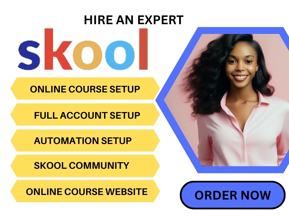 Skool online course, skool community, skool account setup and ...