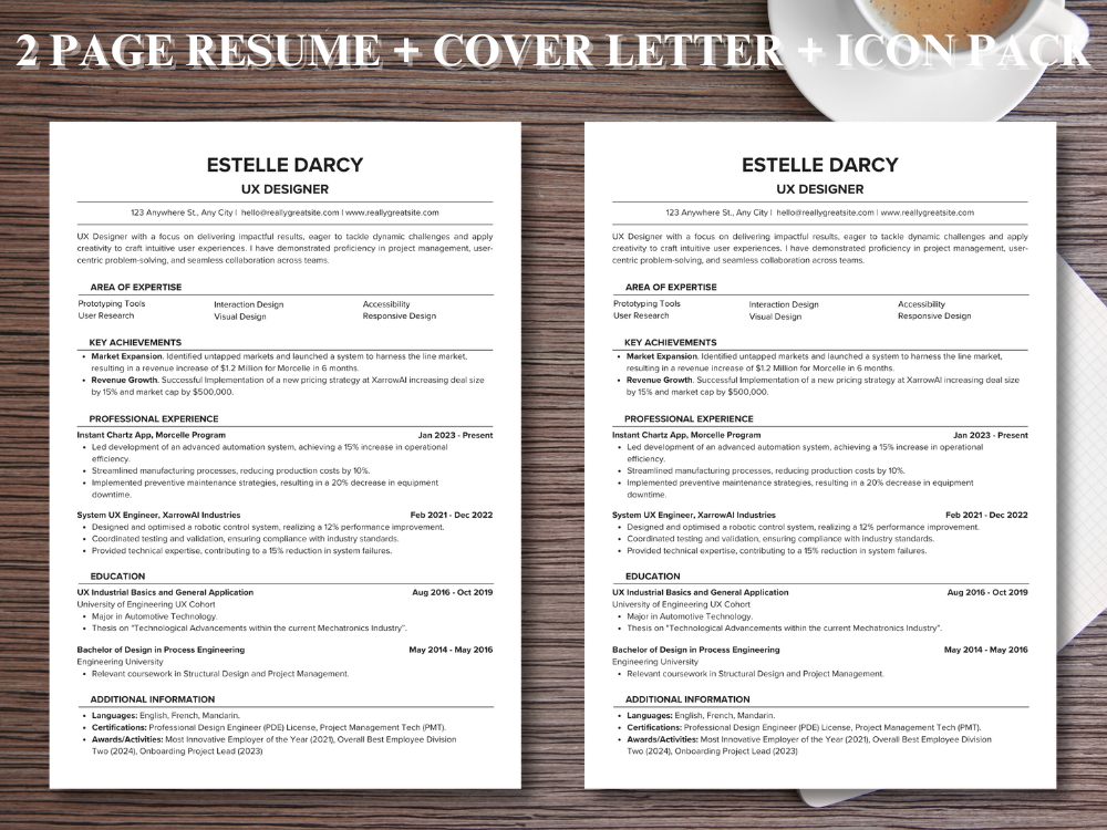A Professional Resume Design to enhance your Resume CV Layout | Upwork