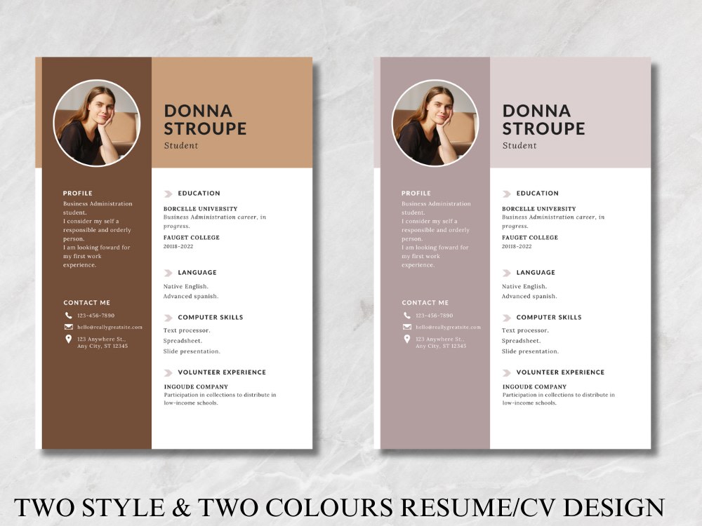 A Professional Resume Design to enhance your Resume CV Layout | Upwork