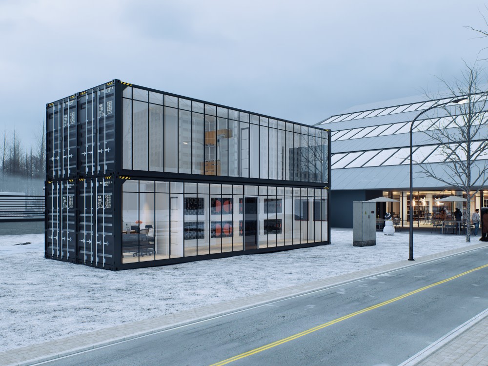 Modeled and rendered Shipping container projects | Upwork