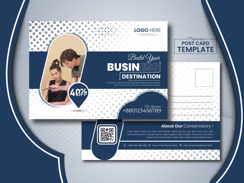 A professional EDDM postcard, direct mail, and a rack card design | Upwork