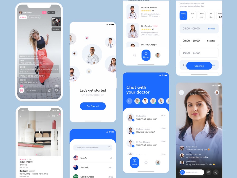 Android,ios apps,ui design,using flutter cross platform | Upwork