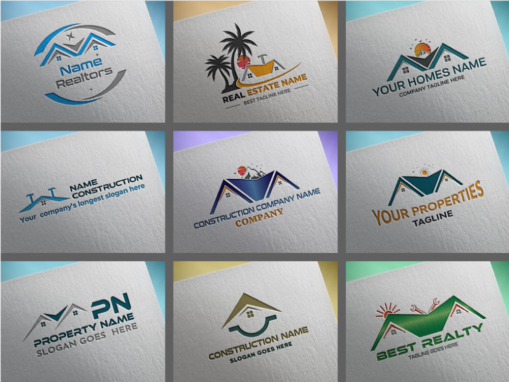 A property logo,construction logo,realtor logos | Upwork