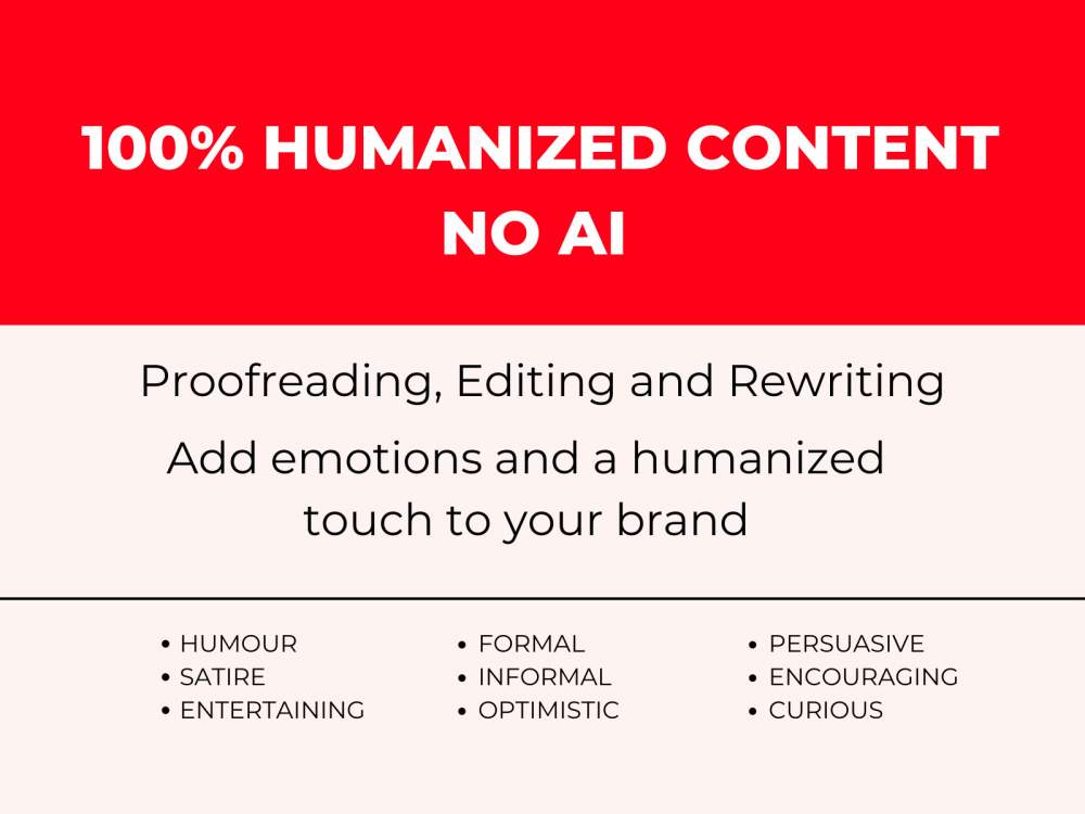 100% Humanized Content, Rewritten & Humanized ChatGPT/AI-generated ...