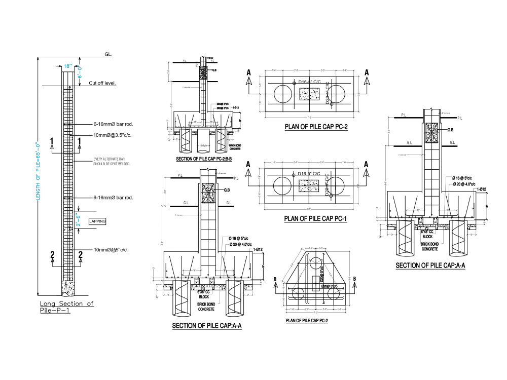 Rcc structure detail drawing/drafting By AutoCAD | Upwork