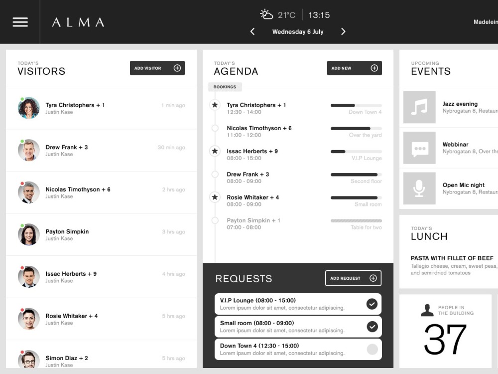 Premium Luxury SaaS Admin Interface Design with Design System | Upwork