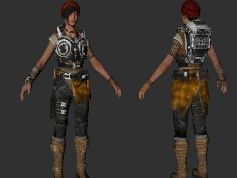 3d high detail game character, 2d pic to 3d realistic model, Ik fk ...
