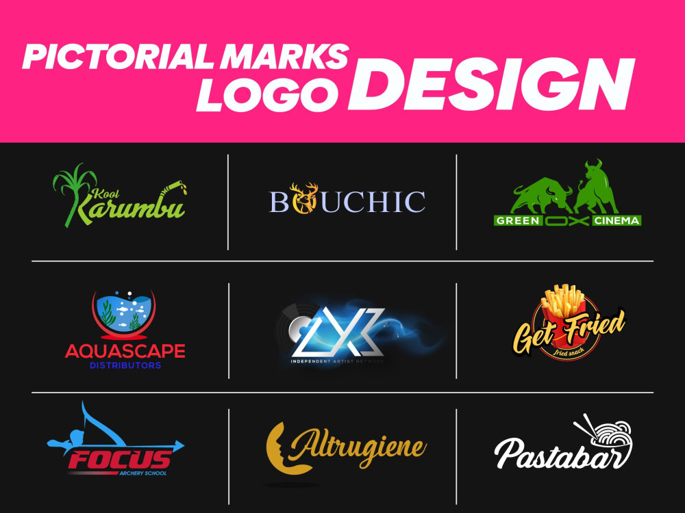 Pictorial Marks Logo design | Logo Expert | Brand Identity Design | Upwork