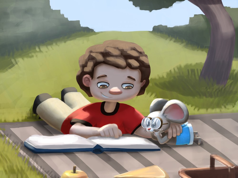 A beautiful colorful illustration created according to your description ...