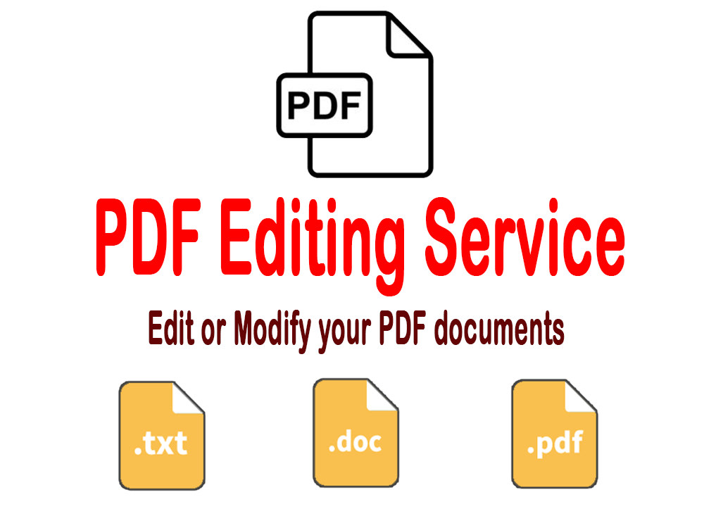 PDF Editing and Modification. Edit or Modify PDF documents. | Upwork