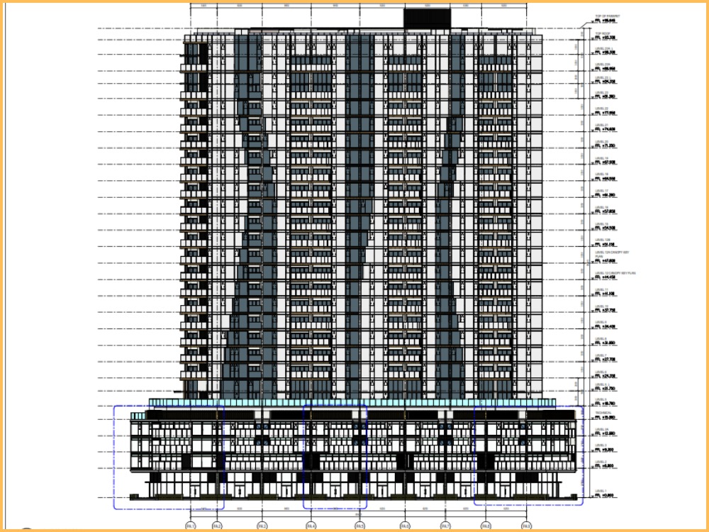 Modeling and rendering high rise building in revit from cad files | Upwork