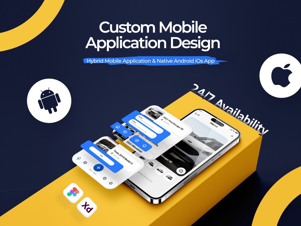 Mobile App custom UI & UX Design | Upwork