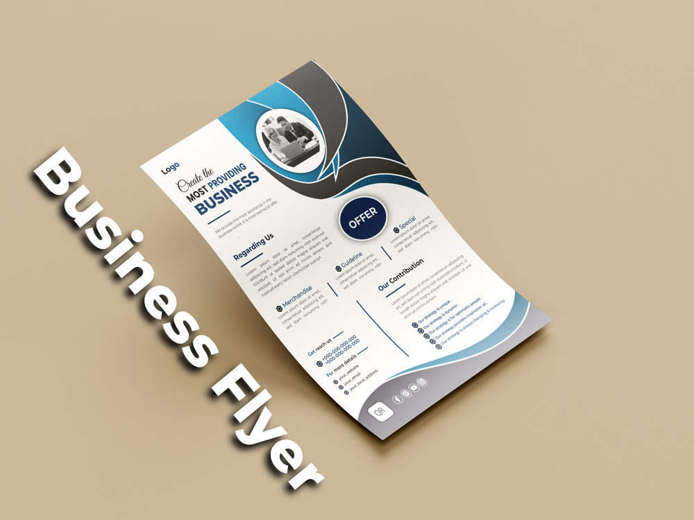 A professional flyer design for multiple perpose | Upwork