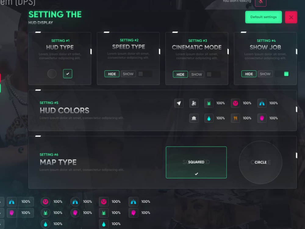 Fivem custom script, server, esx, gta, qbcore, ped, map, roleplay ...