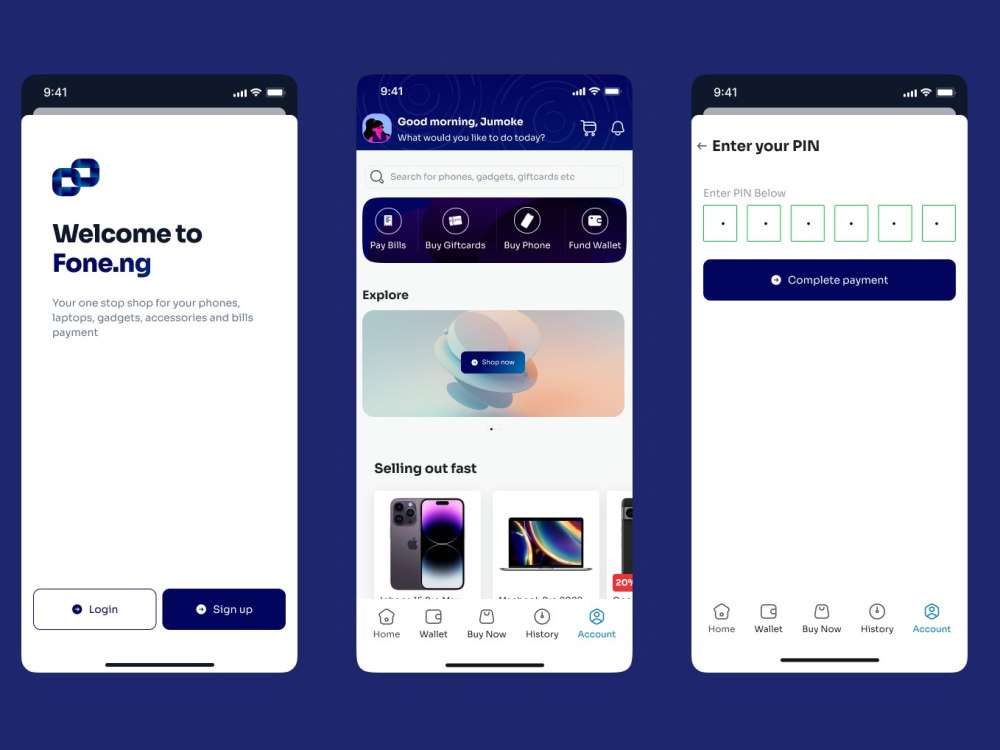 Well researched & user friendly mobile app screens | Upwork