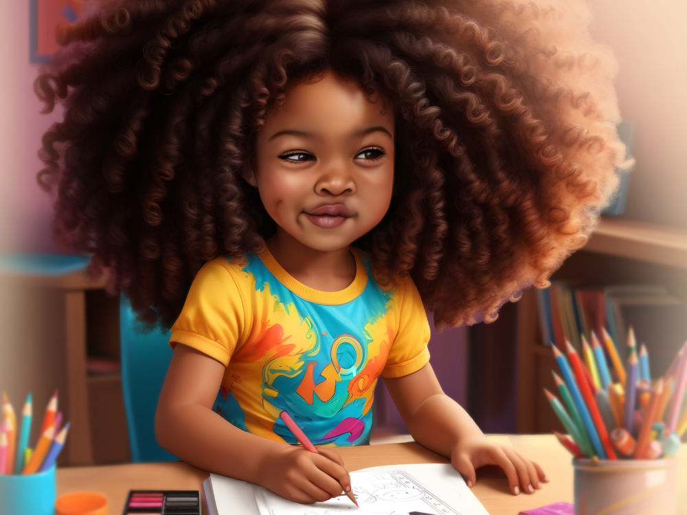 African American character book illustration and book cover | Upwork