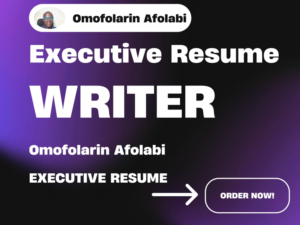 A professional executive resume, cover letter, LinkedIn profile | Upwork