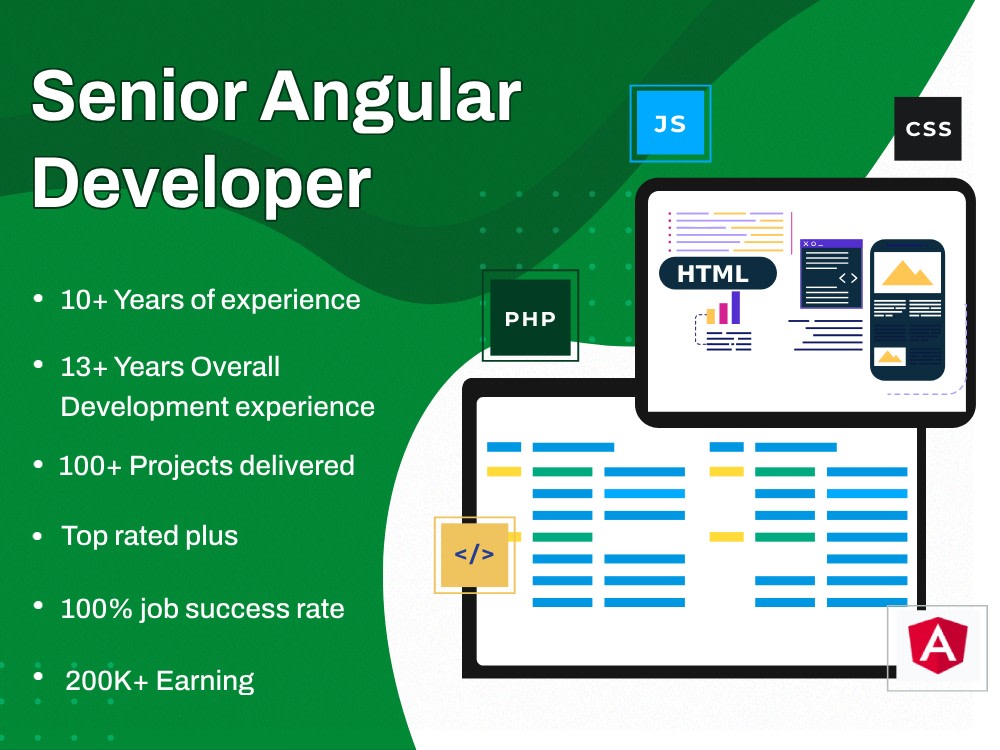 Dynamic frontend Angular Js web developer | Upwork