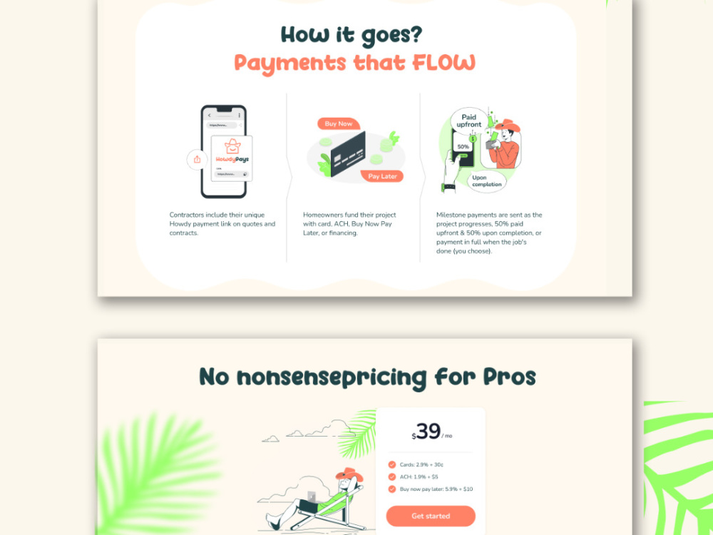 Inspiring UX/UI Landing page Design for website | Upwork
