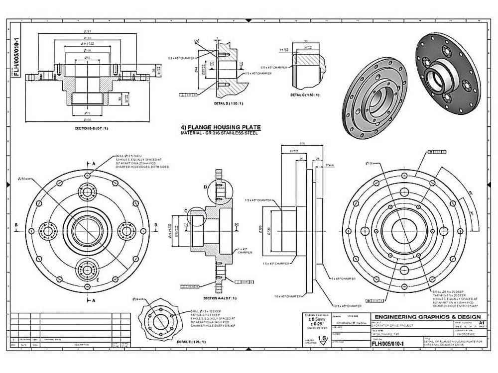 Professional 2d Technical Drawing Drafting And 3d Cad Modeling Upwork