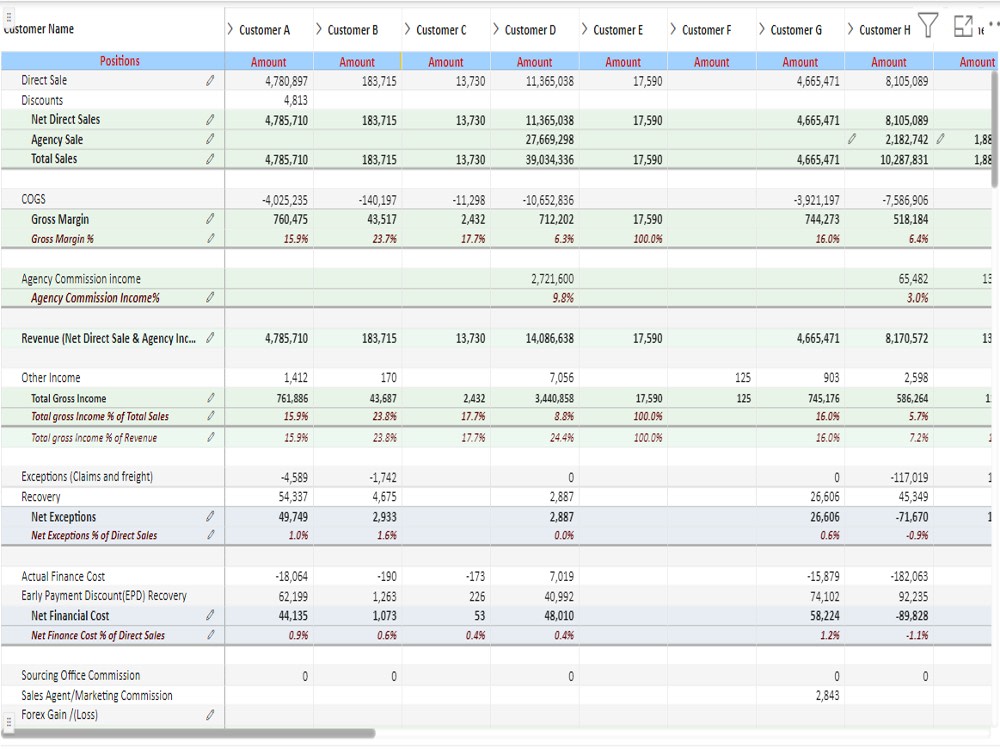 Advanced Level Financial Analysis using Inforiver in Power BI | Upwork