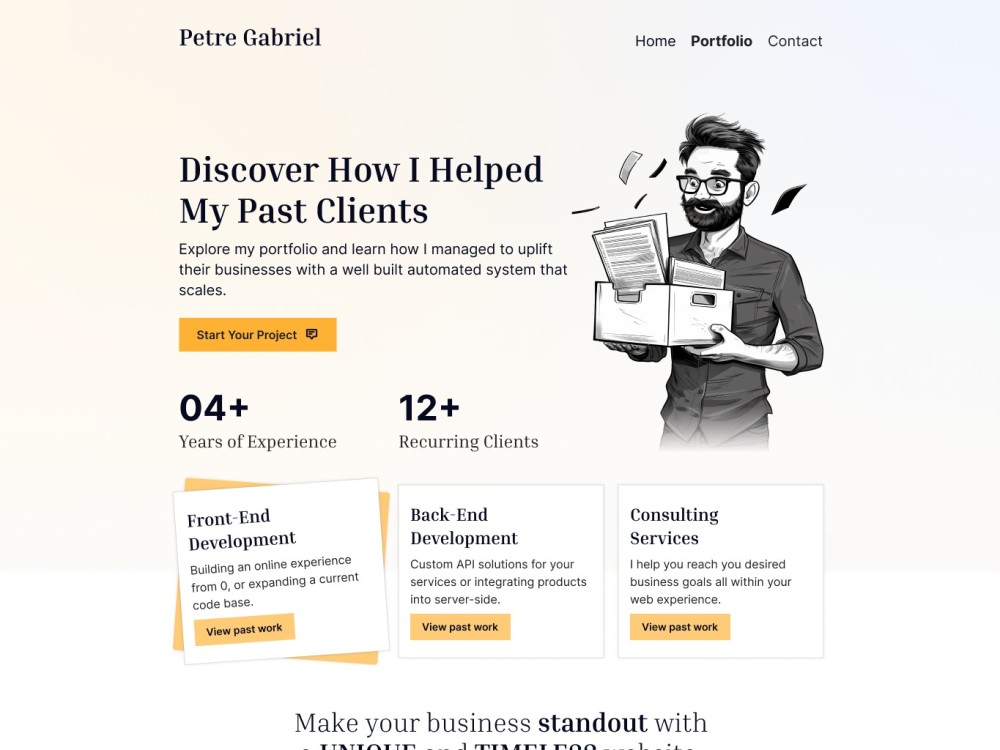 A website design and implementation in Next.JS | Upwork