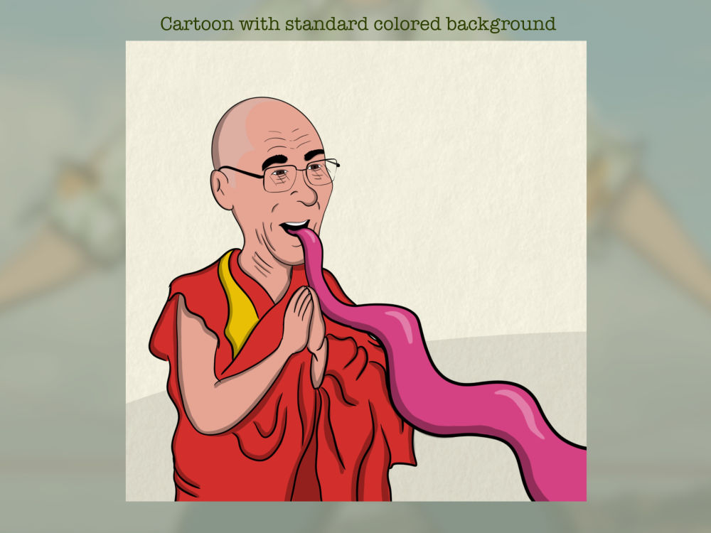 A unique cartoon illustration of a meaningful place with your loved ...