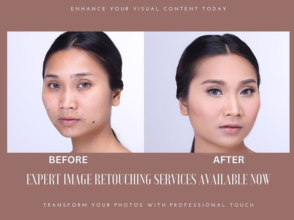 An impressive photoshop editing, facial retouching, background retouching | Upwork