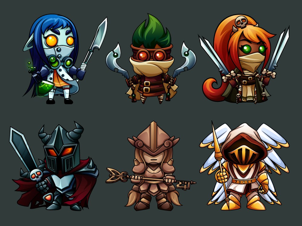 High quality vector 2D character design for game | Upwork